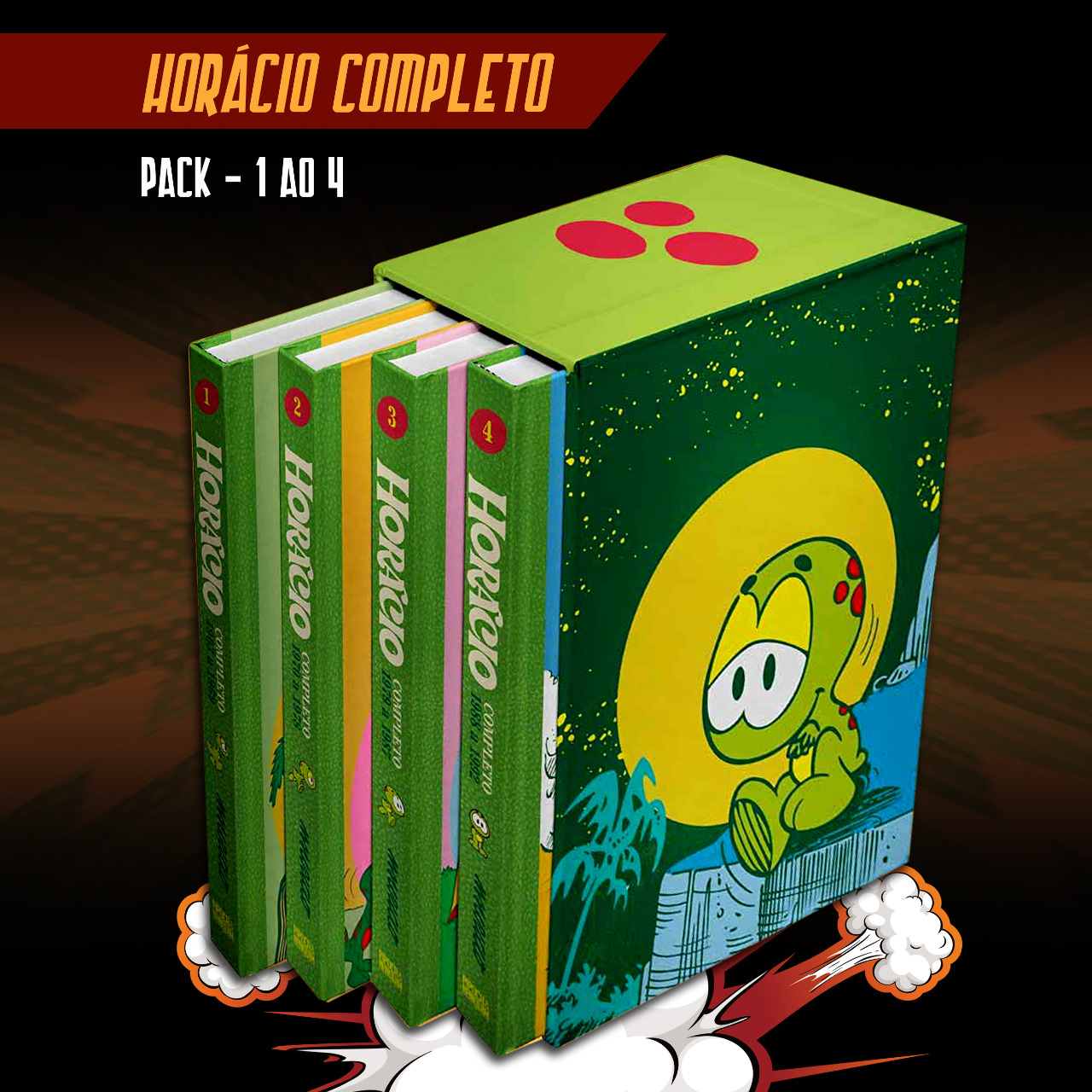Pack: Horácio Completo Vol. 1 a 4 (Coleção Completa com Box) – COMIC BOOM!