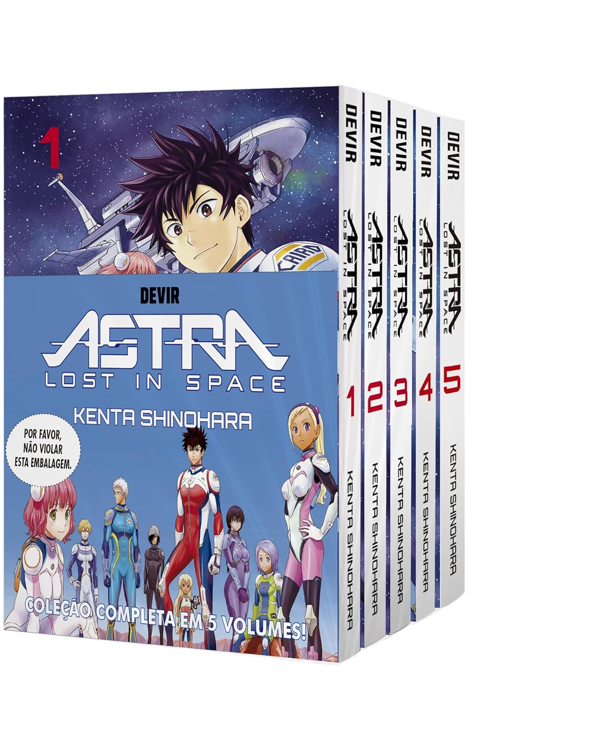 Pack: Astra – Lost in Space Vol. 1 ao 5 – COLEÇÃO COMPLETA – COMIC BOOM!