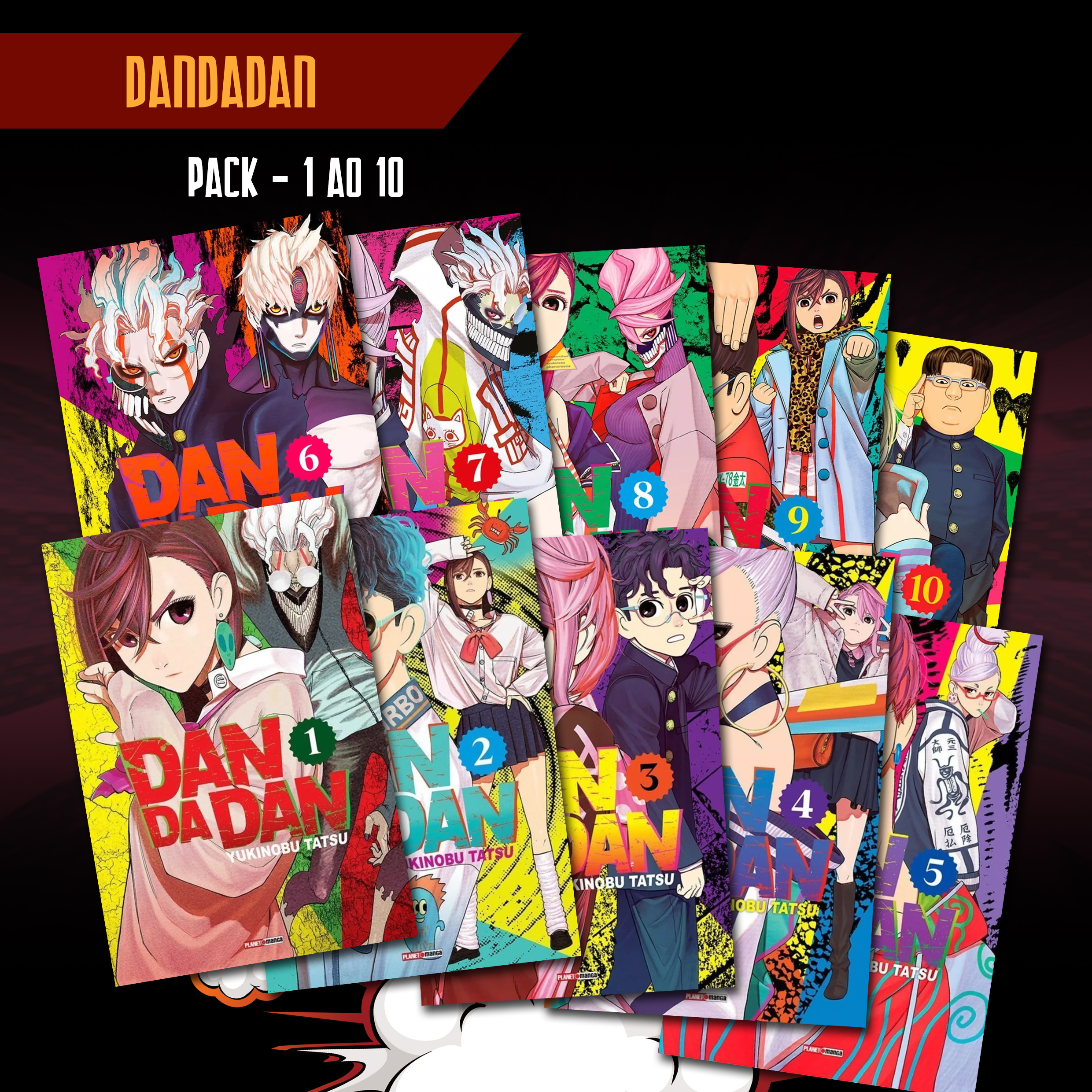 Pack: Dandadan Vol. 1 ao 10 – COMIC BOOM!